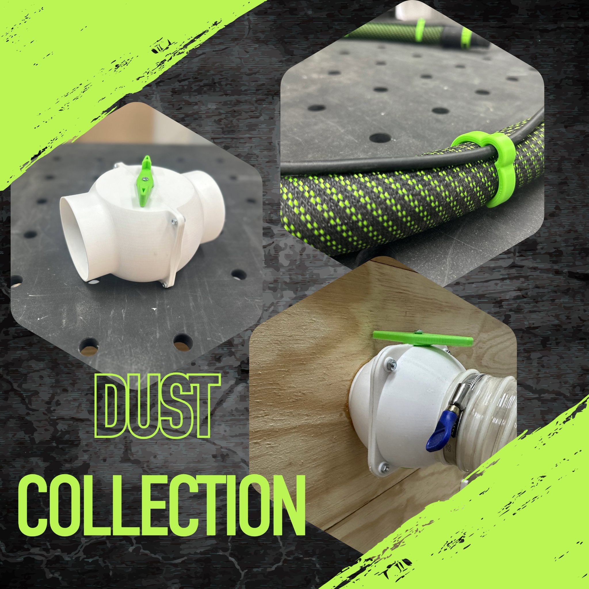 Dust Collection – Dark Grain 3D Printing