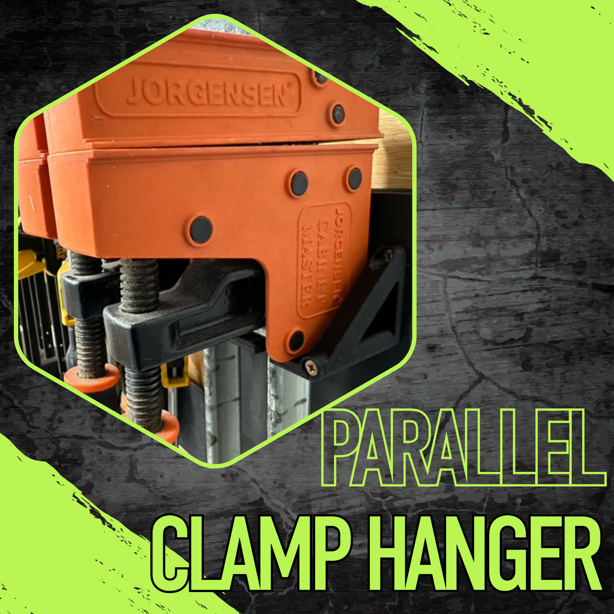 Parallel Clamp Hangers – Dark Grain 3D Printing