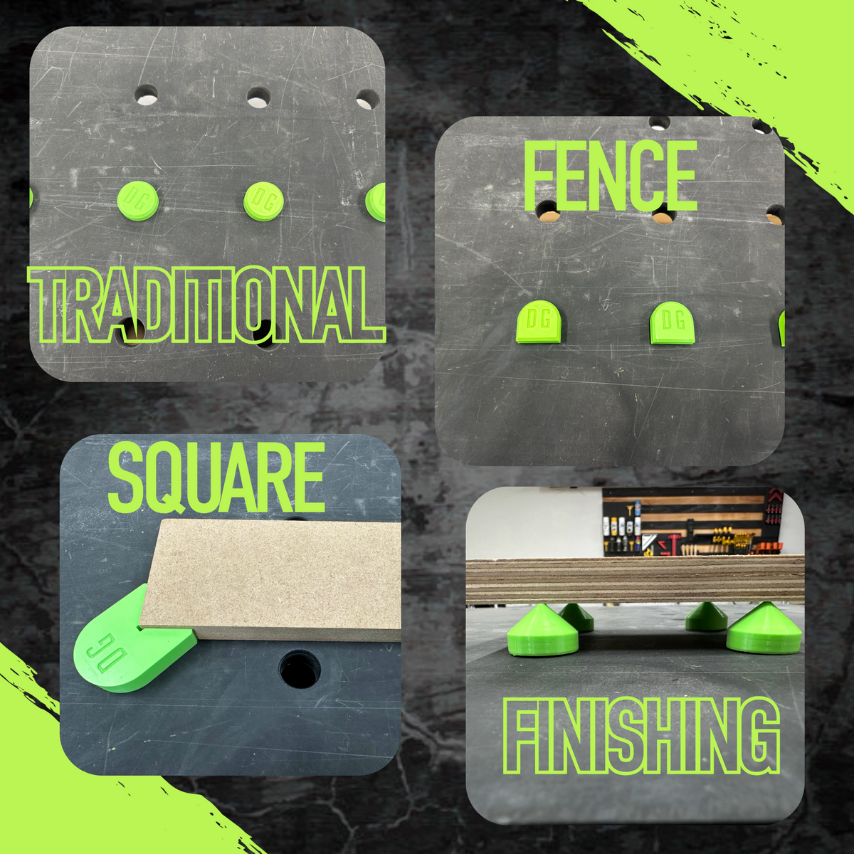 Various Bench Dogs – Dark Grain 3D Printing