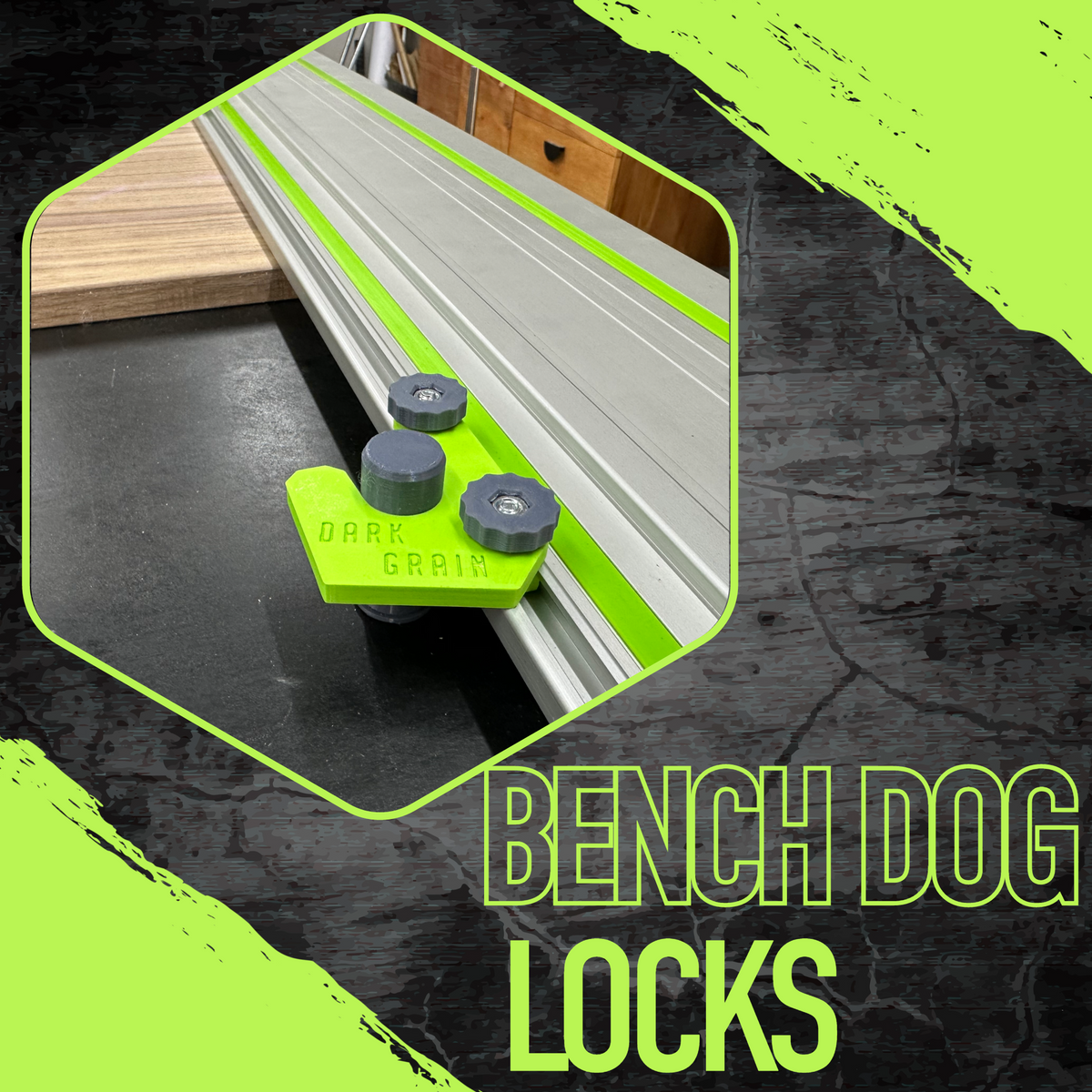 Bench Dog Locks – Dark Grain 3D Printing