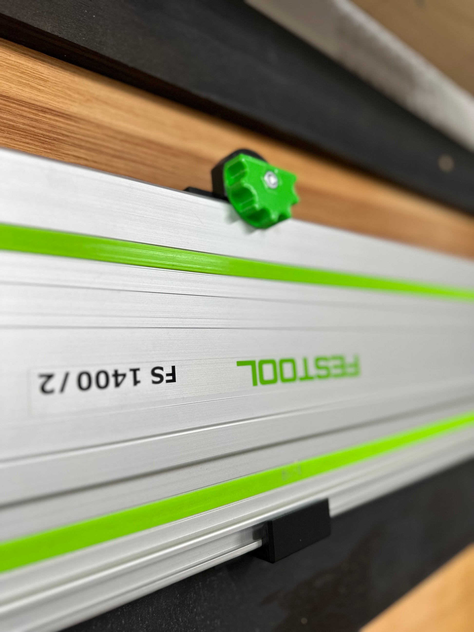 Track Saw Rail Mount – Dark Grain 3D Printing