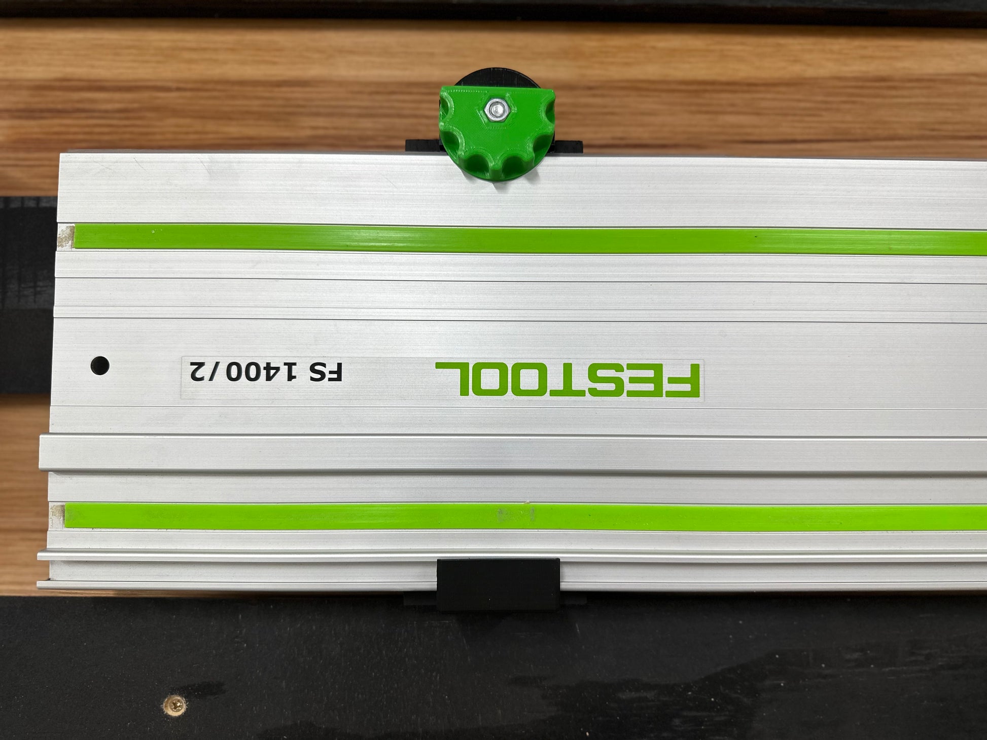 Track Saw Rail Mount – Dark Grain 3D Printing