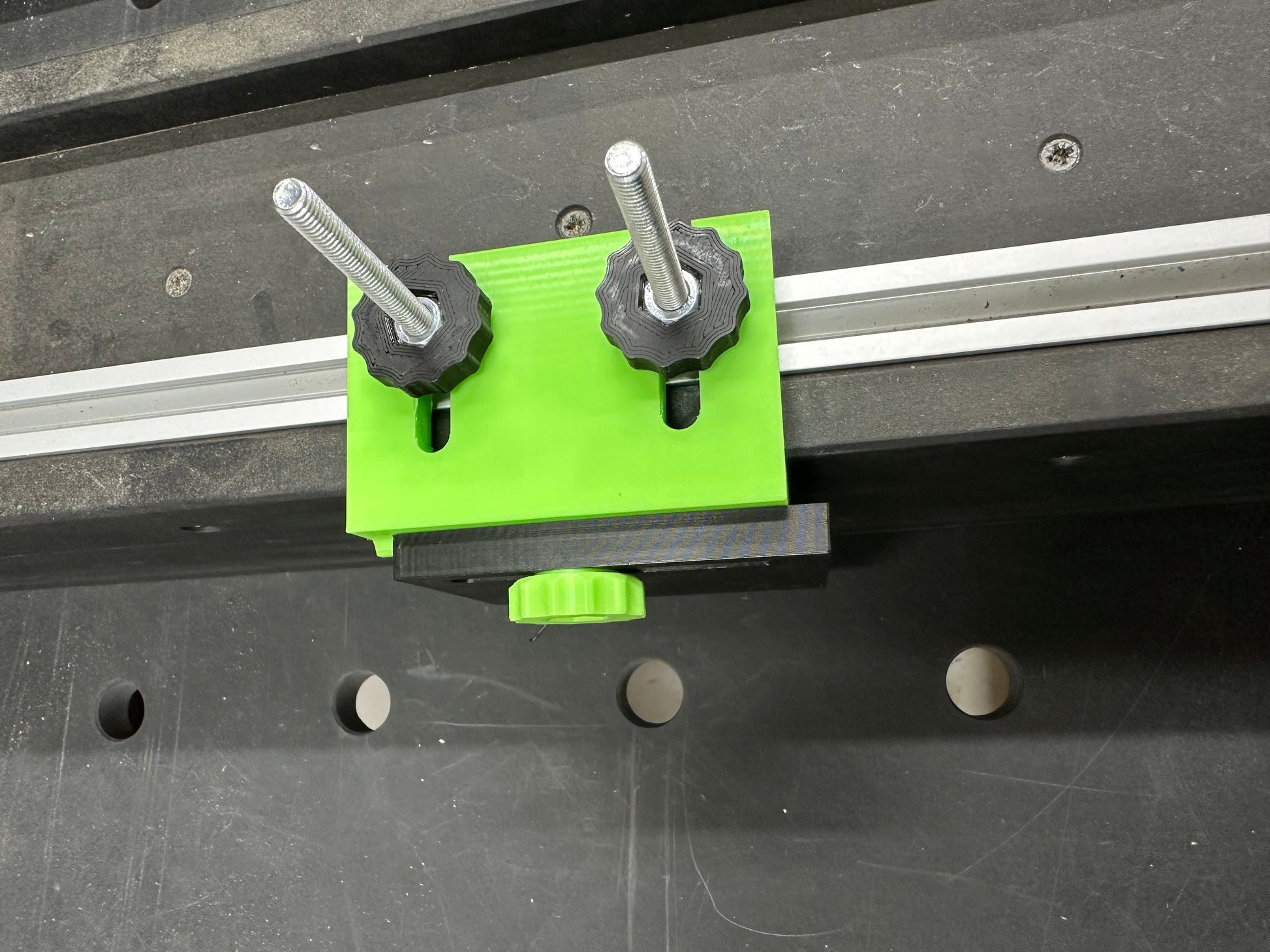 Fence Stop Block – Dark Grain 3D Printing