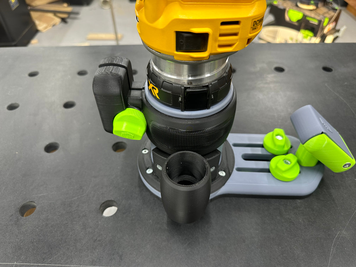 All In One Router Jig – Dark Grain 3D Printing